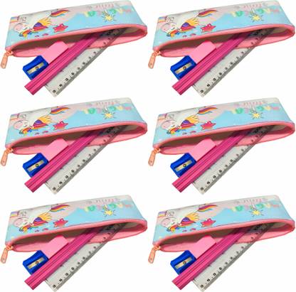Flipkart.com | Neel 6-Set Unicorn Print Pencil Pouch for Kids School ...