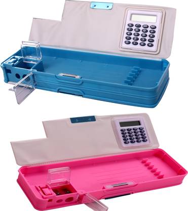Flipkart.com | PlayKith Calculator Cartoon Art Plastic Pencil Boxes - Box