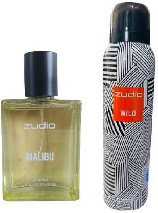 Buy zudio MALIBU PERFUM-1,WILD MEN DEO-1 PACK OF 2 Perfume - 200 ml ...