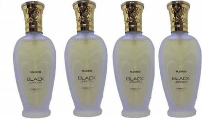 Buy manish BLACK LONDON PIECE OF 4 ML50 Eau de Parfum - 200 ml Online ...
