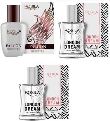 Buy Rosila 1 FALCON & 2 LONDON DREAM PERFUME, 30ML EACH, PACK OF 3. Eau ...