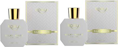 Buy Rosila 2 SILKY WHITE PERFUME 100ML EACH , PACK OF 2 . Perfume - 200 ...