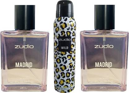 Buy zudio MADRID -2 AND WILD -1 PACK OF 3,L Perfume - 700 ml Online In ...