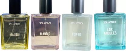 Buy zudio MALIBU,MADRID,TOKYA,ANGELES PACK OF 4 DEWW Perfume - 200 ml ...