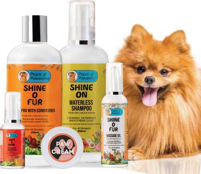 Papa Pawsome Pomeranian Complete Pet Spa Kit Price in India - Buy Papa ...