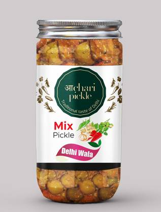 ACHARI PICKLES Homemade Mix Pickle- Delhiwala Style-Mix Achar/Achaar ...