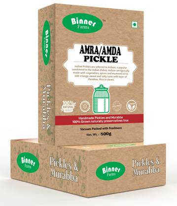 BINNER FARMS Village Oriented Premium Pickle | Amra/Amda Pickle ...