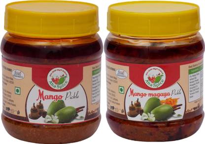 AHA MANGO Avakaya 250Grams and MAGAYA pickles 250Grams Tasty Andhra ...