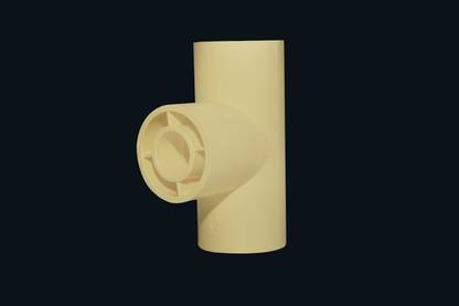 AAJAY CPVC TEE(100MMX 40MM) 4"X4"X1½"(IPS-CTS) 2-Way Reducer Pipe Joint ...