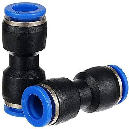 SLVC 8mm To 8mmPneumatic Fitting Connector PU Union 8mm OD Air Hose ...