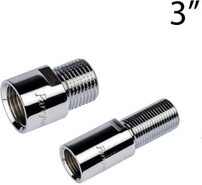Parryware Extension Nipple 3 inch |Chrome Finish | Nipple for Pipe ...