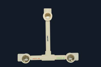 AAJAY CPVC WALL MIXER ADPT HOT&COLD SIDE 3/4" x1/2" 3-Way Coupling Pipe ...