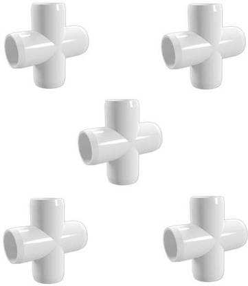Texmo uPVC PLUMBING PIPE FITTING Cross 4-Way Tee Pipe Joint Price in ...