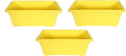 RR sah Rectangular Jupiter Plastic Window Pot Flower Planter for Home ...