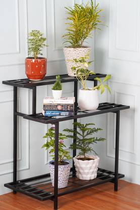 THE AINESH 3 step plant stand for multiple use Space saver Plant ...