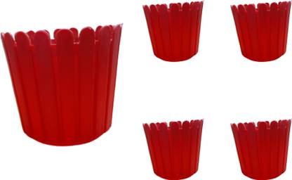 Audbhidhi Fence Plastic Gamla Flower Pots 8 Inches For Indoor Outdoor ...