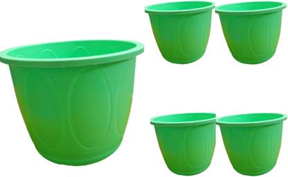 Audbhidhi Eco Plastic Gamla Flower Pots 10 Inches For Indoor Outdoor ...