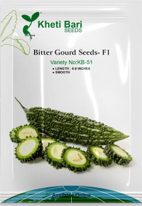 Khetibari Bitter Gourd, 10 gm, KB 51 Seed Price in India - Buy ...