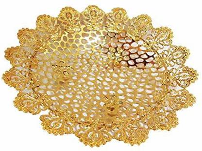 Supreme Luxury Wares SALLP, Victoria Gold Finish Jali Basket-0972 Tray ...