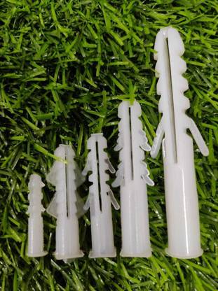 Greenlight Premium PVC Wall Plugs 38 MM ( Pack of 100 PC) Plug Pin ...