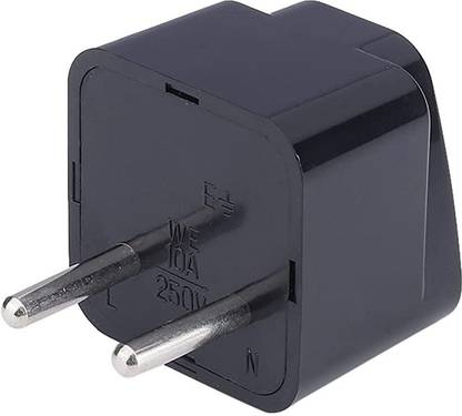 MX Universal 3 PIN Travel Adapter (Type I) for Home and Official use ...