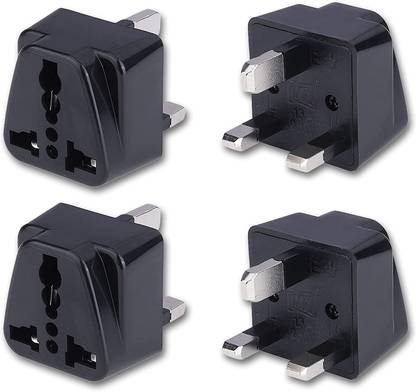 MX 3 PIN (Type-D) Universal Socket Plug Converts 5 Amps to 15 Amps ...