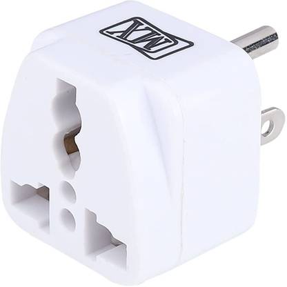 MX Universal 3 PIN Travel Adapter (Type I) for Home and Official use ...
