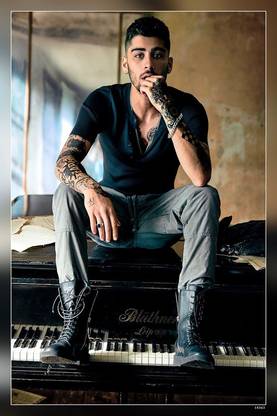 Zayn Malik British Hottest Man Singer Matte Finish Poster Paper Print ...