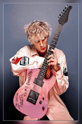 Machine Gun Kelly Mgk Singer Matte Finish Poster P-14197 Paper Print ...