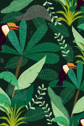 Wild Jungle Poster | Jungle Posters for Room | Unframed | With Self ...