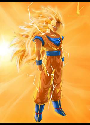 Dragon Ball Dragon Ball Z Son Goku Devioussketcher Long Matte Finish ...