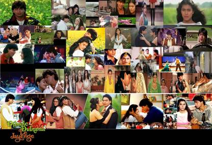 Poster Ddlj Celebration Shahrukh Khan With Kajol sl-14241 (Wall Poster ...