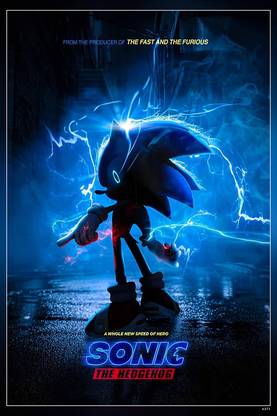 Sonic The Hedgehog Matte Finish Poster P-6371 Paper Print - Animation ...