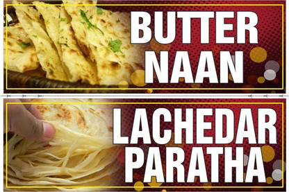 Poster For Hotel Restaurant Bar Caterer Sticker Butter Naan And ...