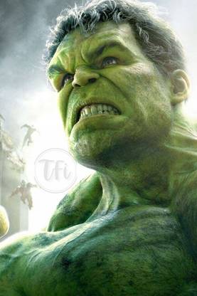 Hulk Poster |Superhero Hulk Posters | Unframed | With Self Adhesive ...