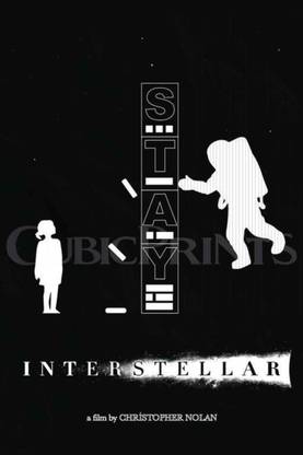 Interstellar Movie Wall Poster for Home and Room decor Paper Print ...