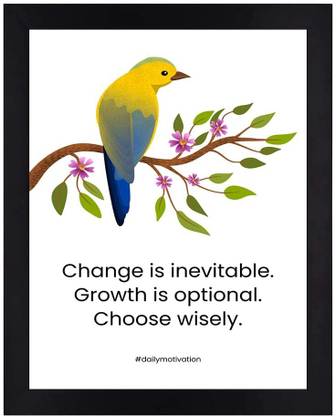 Motivational Brainy Wall Framed Poster Paper Print - Quotes ...