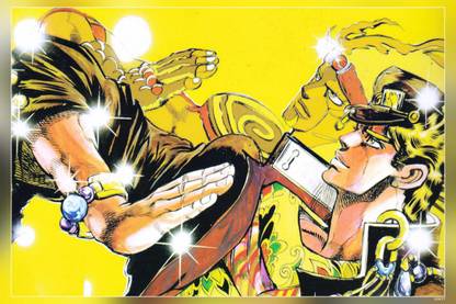 Anime Jojo'S Bizarre Adventure Jotaro Kujo Star Platinum Jojo'S Bizarre ...