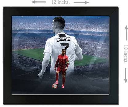 CR7 Motivational Framed Poster for Room & Office( Photographic Paper ...