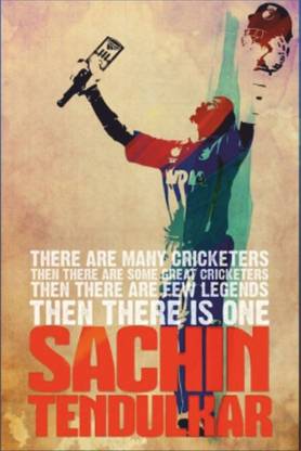 Poster Sachin Tendulkar Cricket sl-13632 (Wall Poster, 13x19 Inches ...