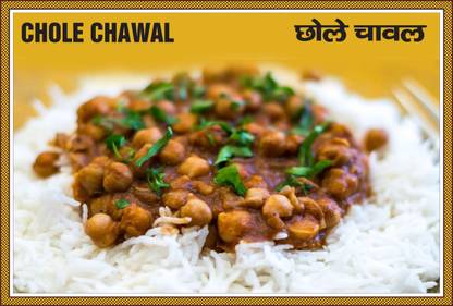 Poster For Hotel Restaurant Caterer Sticker Chole Chawal Bhature (Large ...