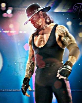 WWE Superstar Poster (The Undertaker) | Unframed | With Self Adhesive ...