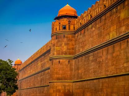 Red fort poster Multicolor Photo Paper Print Poster Photographic Paper ...