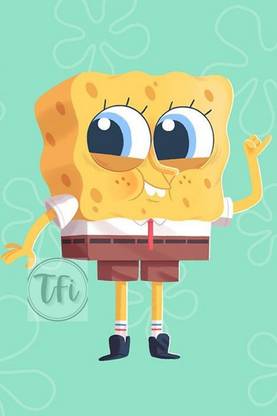 Cartoon Character Posters for Room, Unframed, with Double Sided Tape ...