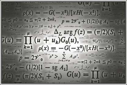 Poster Mathematical Formulas Large Poster sl-8479 (Large Print, 36x24 ...