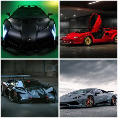 SPORT CAR and CAR Wall Poster/Cars Wall Posters (12x18 Inch)Multicolour ...