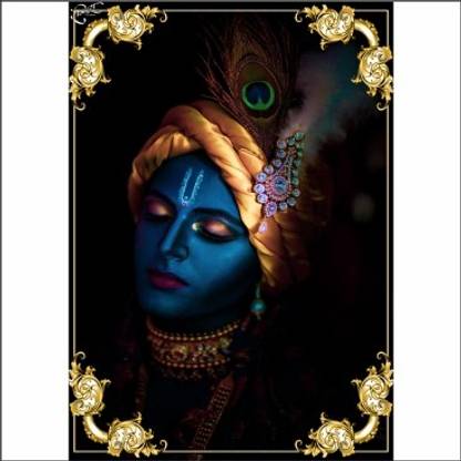 Lord Krishna Wall Poster / Wall Paper Paper Print - Lord Krishna ...