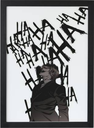 death note poster with frame light wall poster (Size_13x9.8 inch) Paper ...