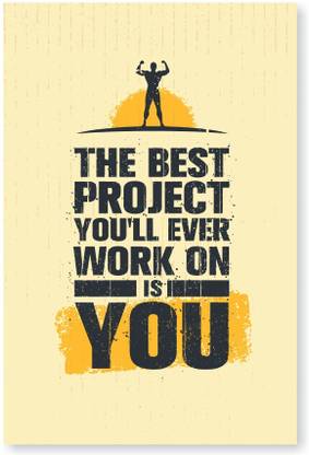 Motivational Posters with Adhesive Strips on Top & Bottom (Unframed ...