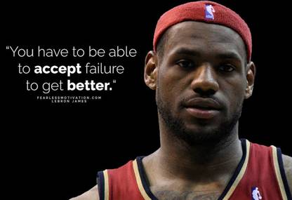 Poster Lebron James Quotes sl-13202 (LARGE Poster, 36x24 Inches, Banner ...